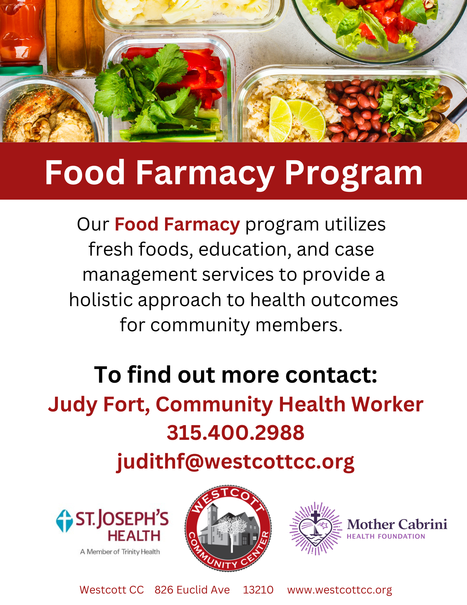 Food Farmacy – Westcott Community Center